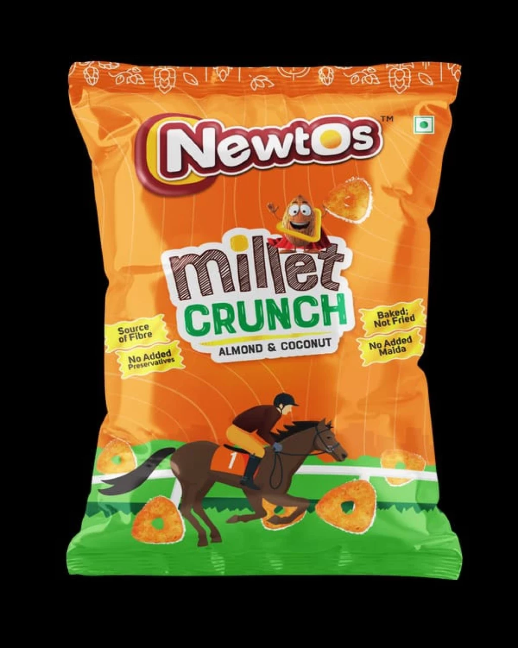 Crunchy Goodness: Newtos 25g Millet Snack | Thinai Organics